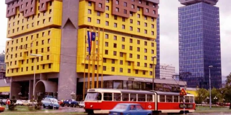 The most bombed hotel in Europe....is actually the Sarajevo Holiday Inn ...